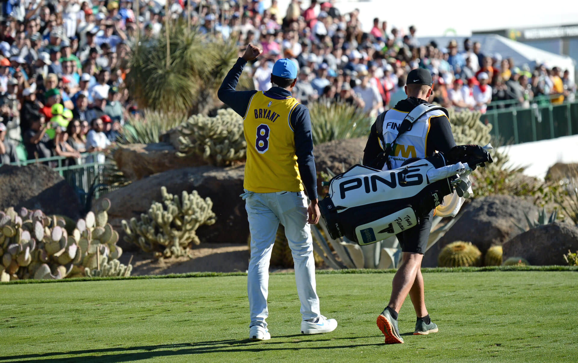 Photos: Caddies at the 2020 Waste Management Phoenix Open - Caddie Network