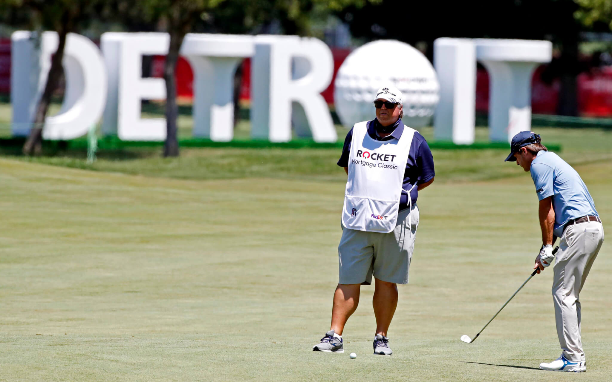 Photos: Caddies at the 2020 Rocket Mortgage Classic - Caddie Network